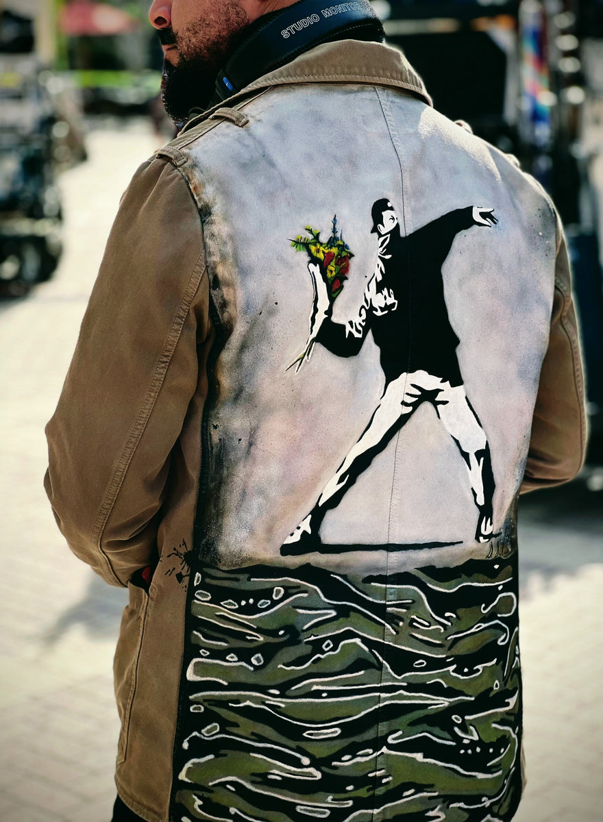 Rage, the Flower Thrower - Men's Military Jacket – Artista Nova
